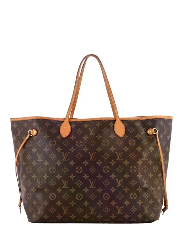 LOUIS VUITTON Neverfull Monogram Canvas Gm Tote Bag - Brown