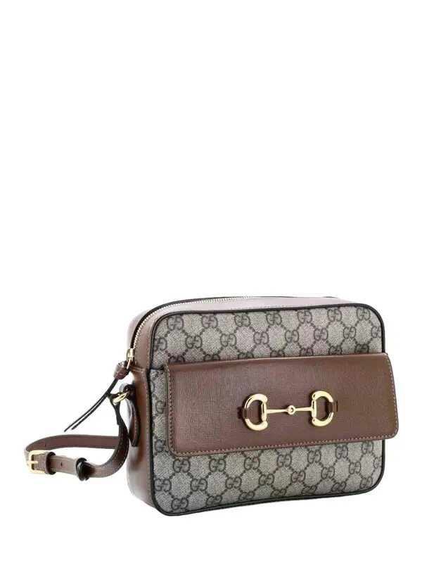 Gucci Horsebit 1955 Flap Pocket Camera Bag - Brown