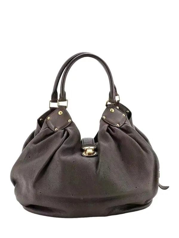 LOUIS VUITTON Mahina Leather Hobo Bag - Brown