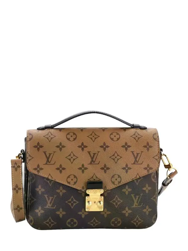 LOUIS VUITTON Pochette Metis Reverse Monogram Canvas - Brown