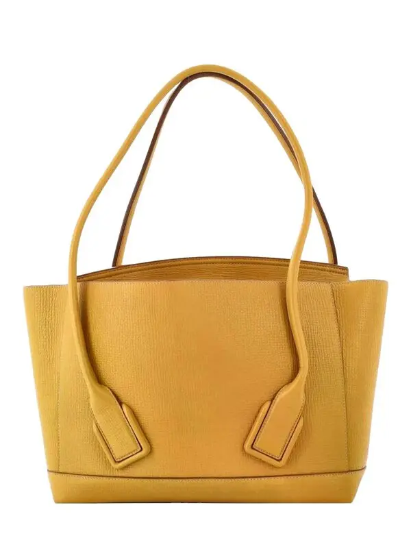 Bottega Veneta Arco Bag Grainy Leather Medium Satchel - Yellow