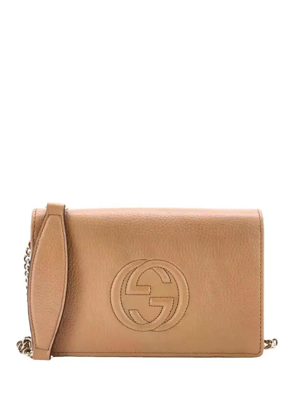 Gucci Soho Wallet On Chain - Neutrals