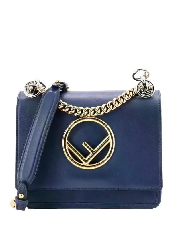 Fendi Kan I F Small Shoulder Bag - Blue