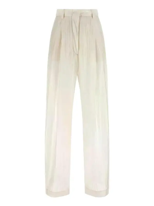 THELATEST Billie Wide-leg Trousers - Neutrals