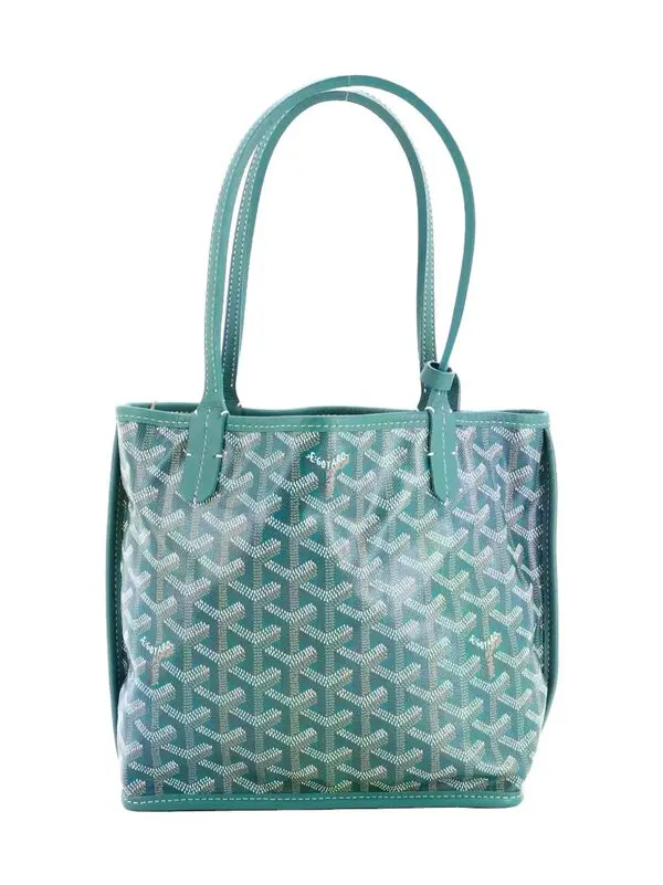 Goyard Anjou Reversible Mini Tote Coated Canvas - Green