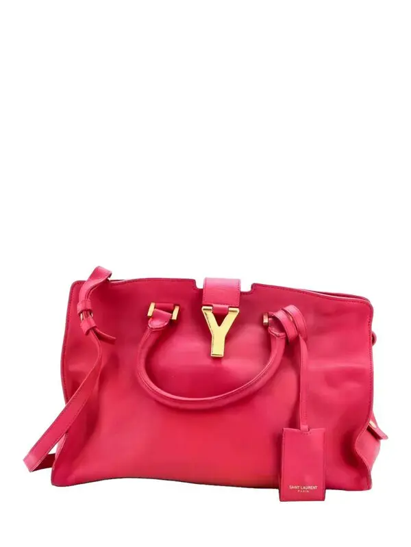 Saint Laurent Classic Y Cabas Small Satchel - Pink