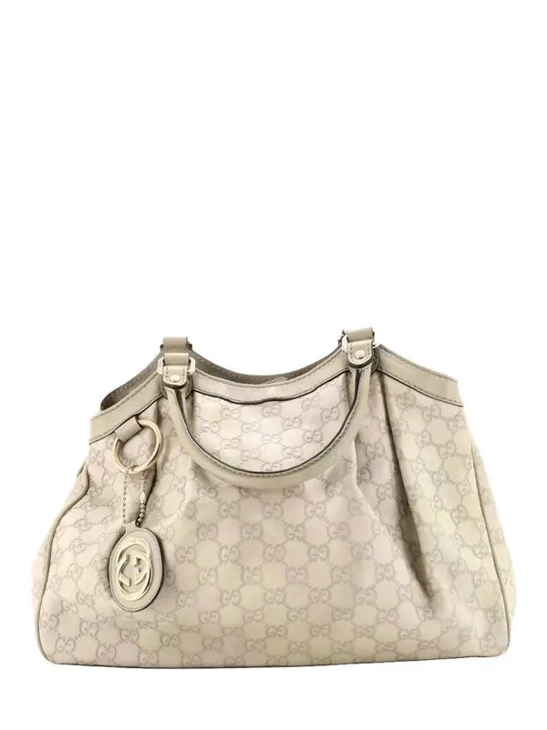 Gucci Sukey Sima Leather Medium Tote Bag - Yellow