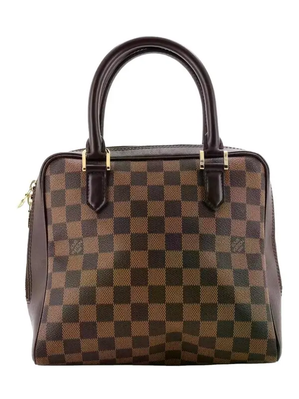 LOUIS VUITTON Brera Handbag Damier Satchel - Brown