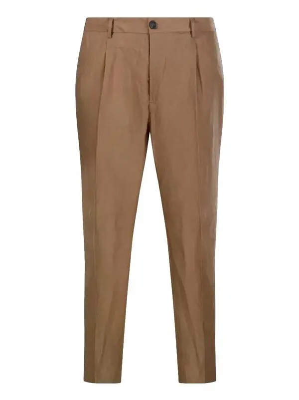 ENTRE AMIS Pleated Trousers - Neutrals