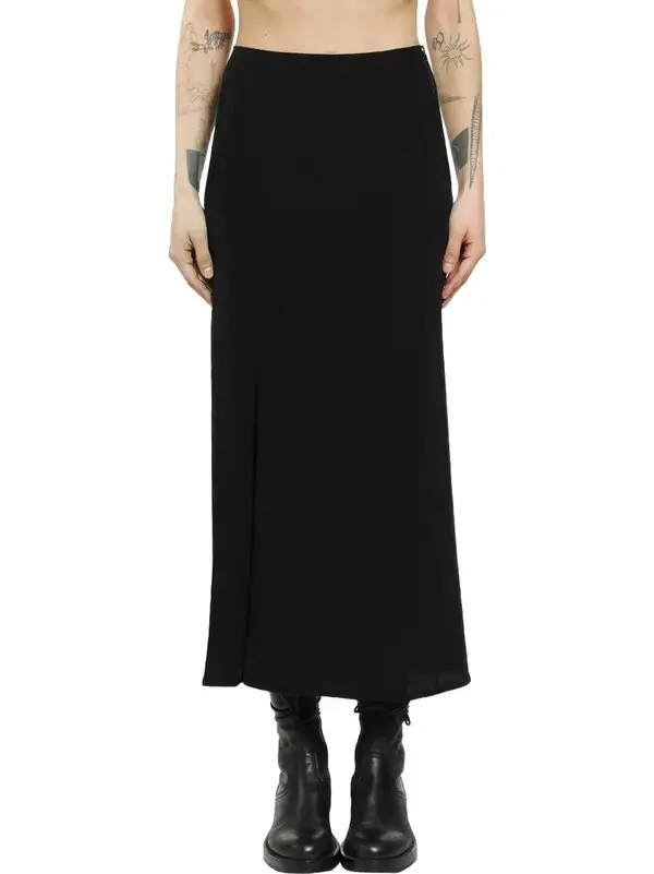 Yohji Yamamoto Midi Skirt - Black