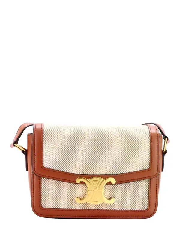Celine Triomphe Teen Crossbody Bag - Brown