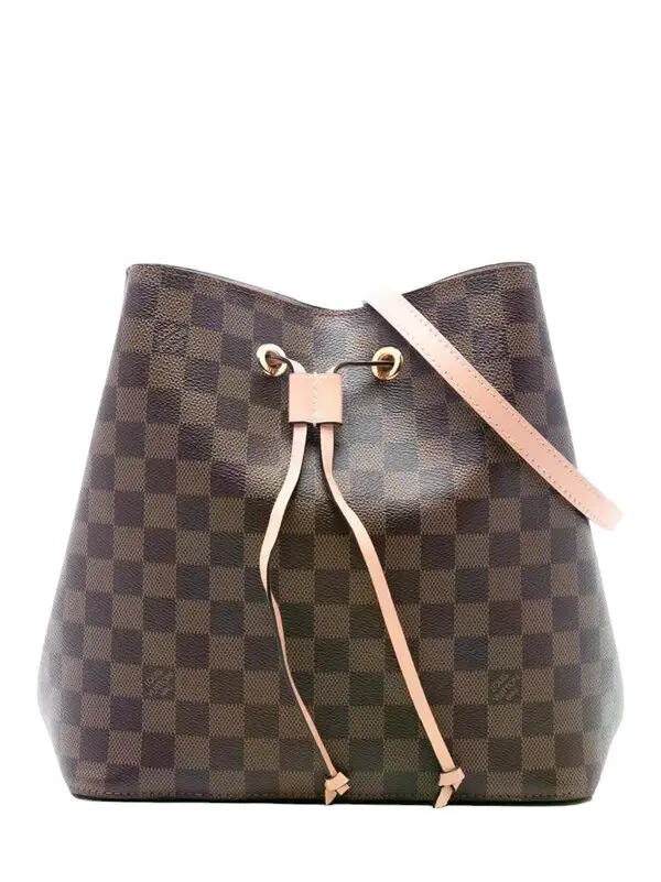 LOUIS VUITTON Damier Ebene Neonoe Mm Bucket Bag 2019 - Brown