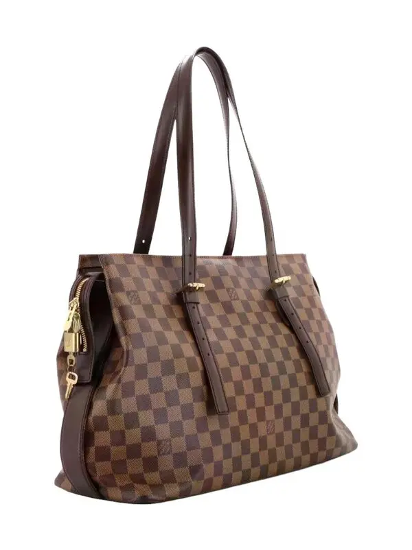 LOUIS VUITTON Chelsea Damier Tote Bag - Brown