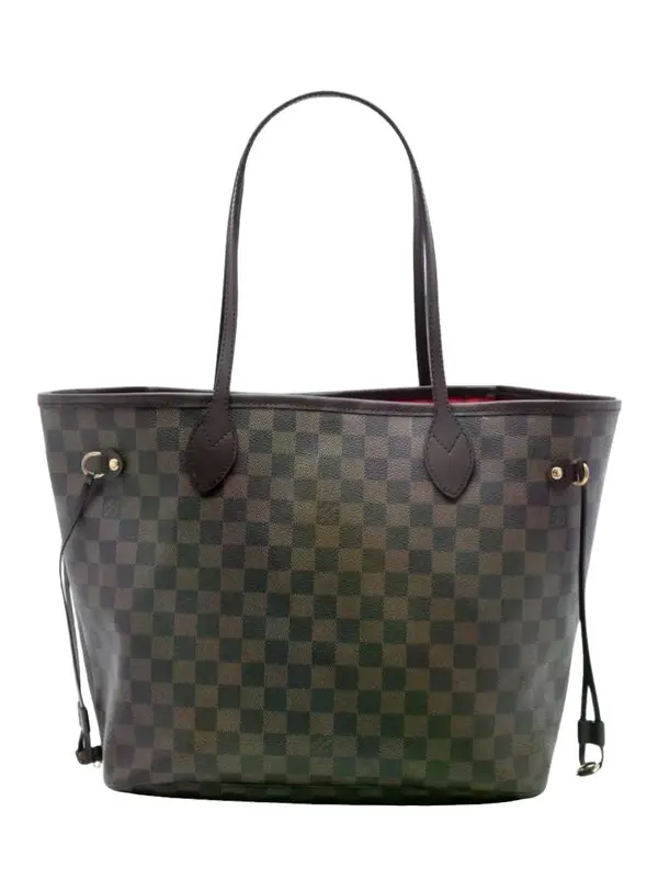 LOUIS VUITTON 2009 Damier Ebene Neverfull Mm Tote Bag - Brown