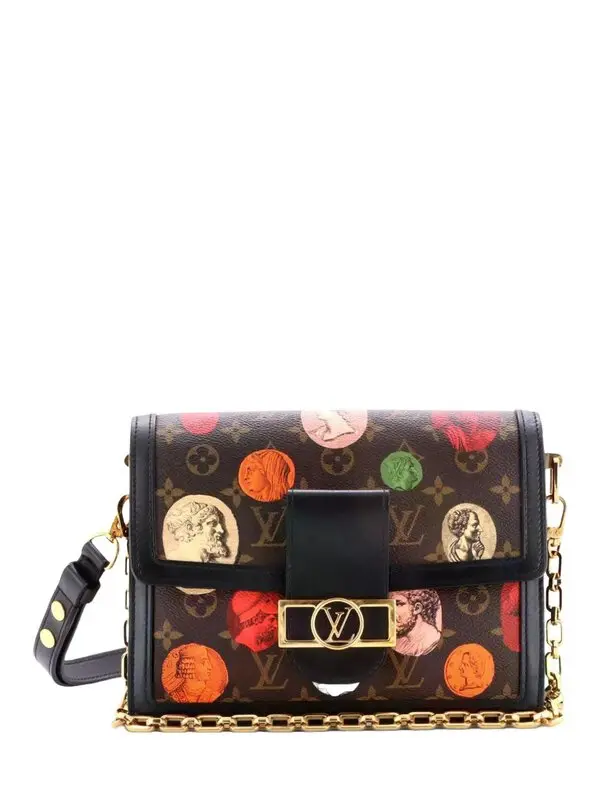 LOUIS VUITTON Dauphine Fornasetti Cameo Monogram Canvas Mm - Brown