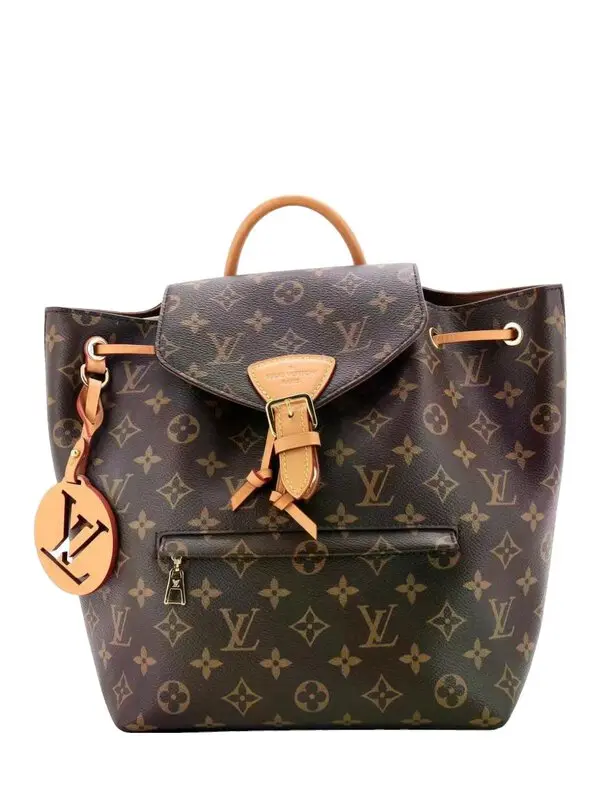 LOUIS VUITTON Montsouris Nm Monogram Canvas Pm Backpack - Brown