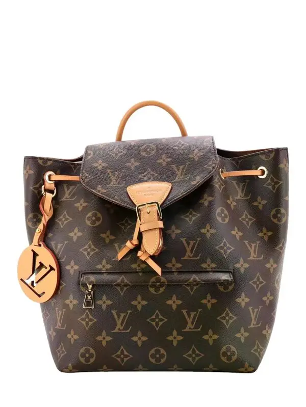 LOUIS VUITTON Montsouris Nm Monogram Canvas Pm Backpack - Brown