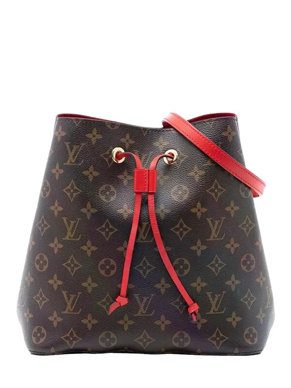 LOUIS VUITTON 2018 Monogram Neonoe Mm Bucket Bag - Brown