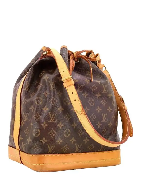 LOUIS VUITTON Noe Handbag Monogram Canvas Large - Brown