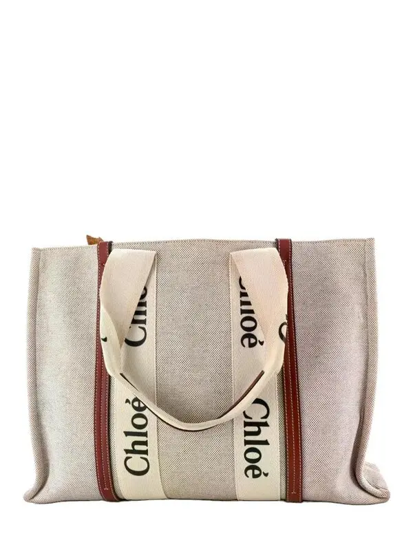 Chloé Woody Large Tote Bag - Brown