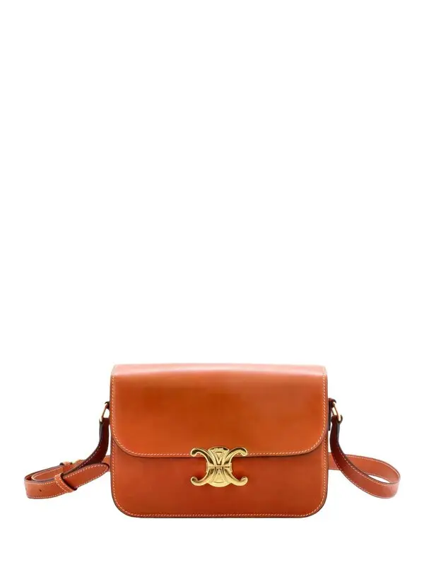 Celine Triomphe Medium Shoulder Bag - Brown