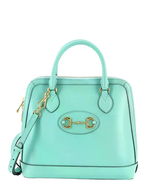 Gucci Horsebit 1955 Top Handle Shoulder Bag - Green