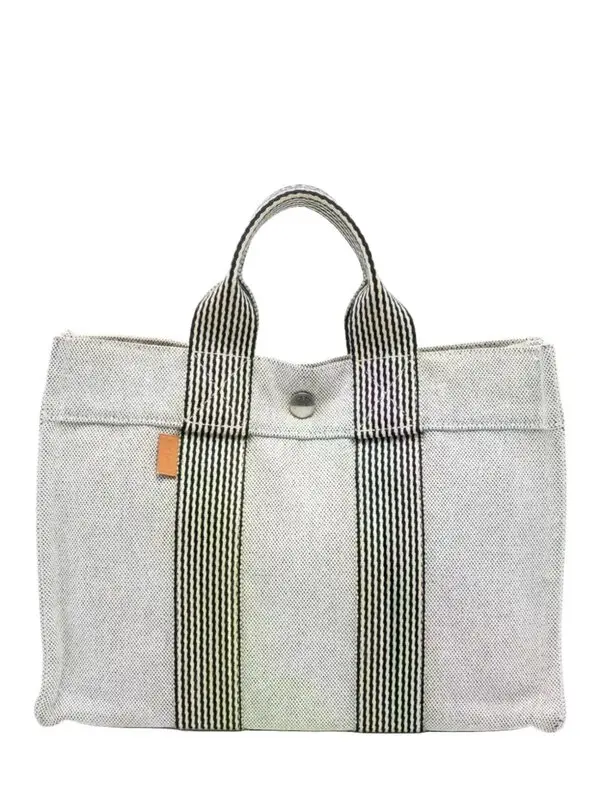 Hermès 2000-2015 Canvas Fourre Tout Pm Tote Bag - Grey