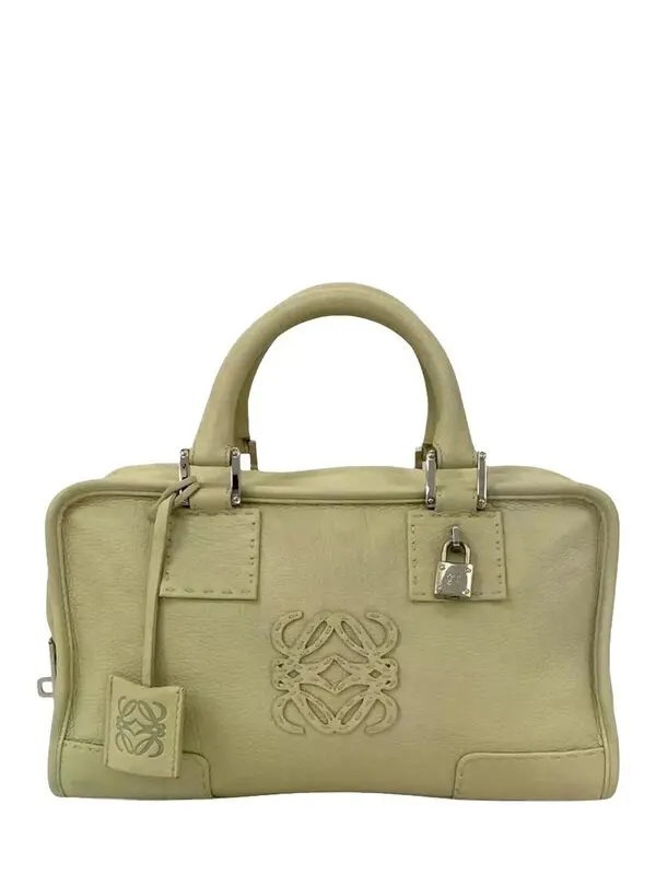 Loewe Leather Amazona 28 Handbag - Green