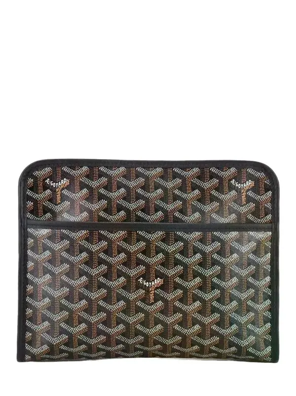 Goyard Jouvence Toiletry Pouch Coated Canvas Mm - Black