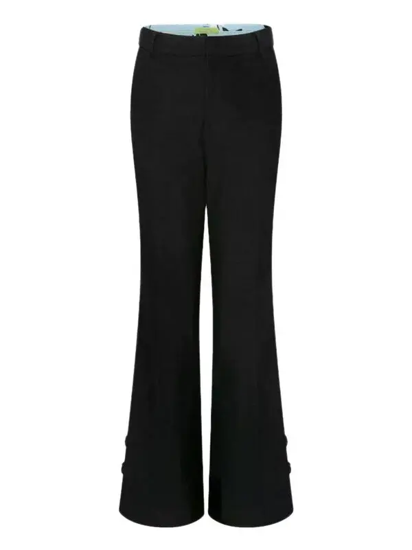 Shanghai Tang Flared Trousers - Black