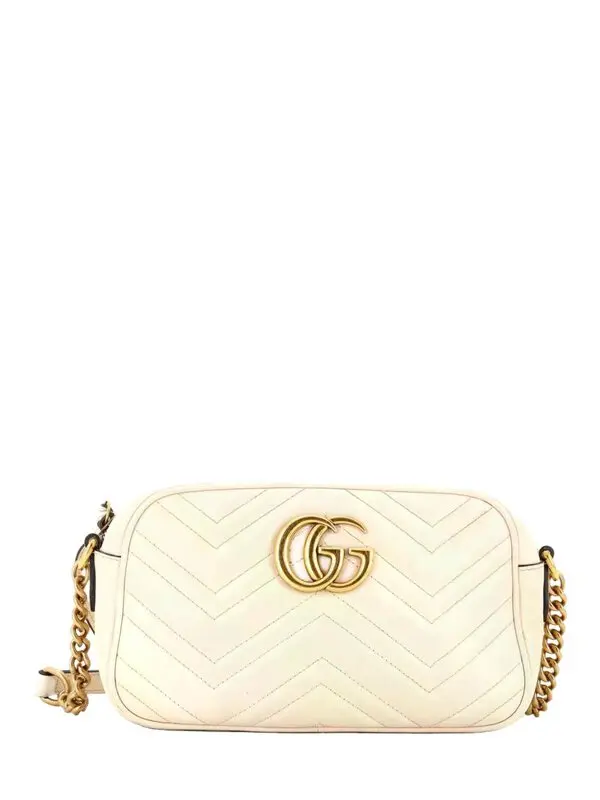 Gucci Gg Marmont Small Shoulder Bag - Neutrals