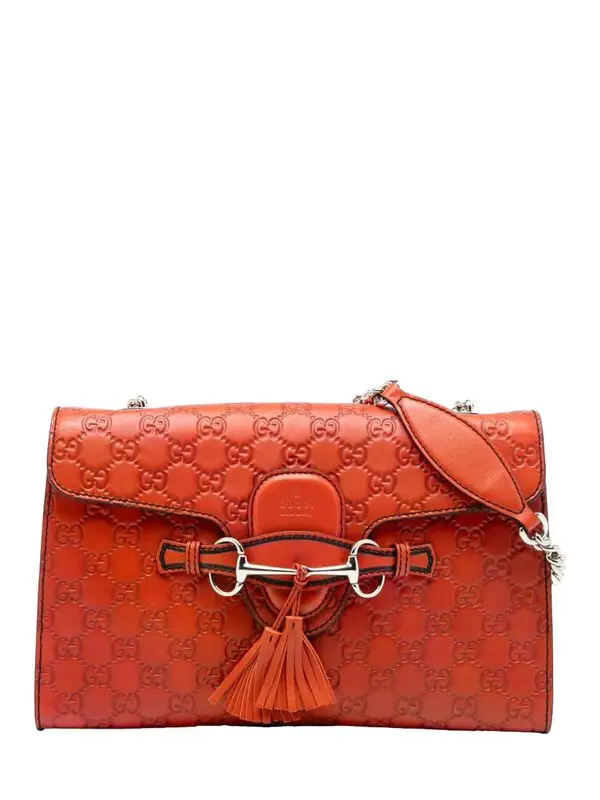 Gucci Medium Sima Emily Shoulder Bag - Orange