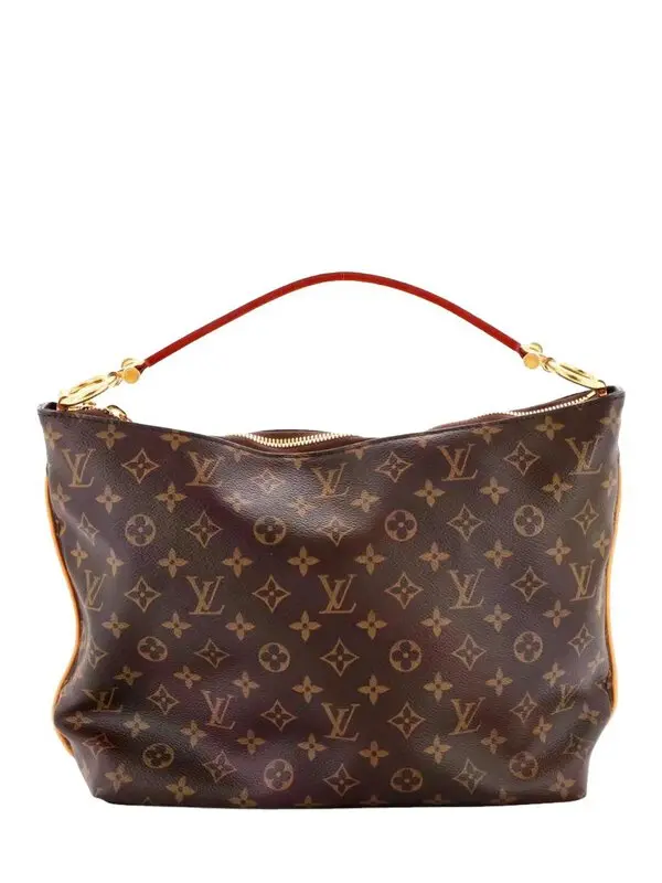 LOUIS VUITTON Sully Handbag Monogram Canvas Pm - Brown