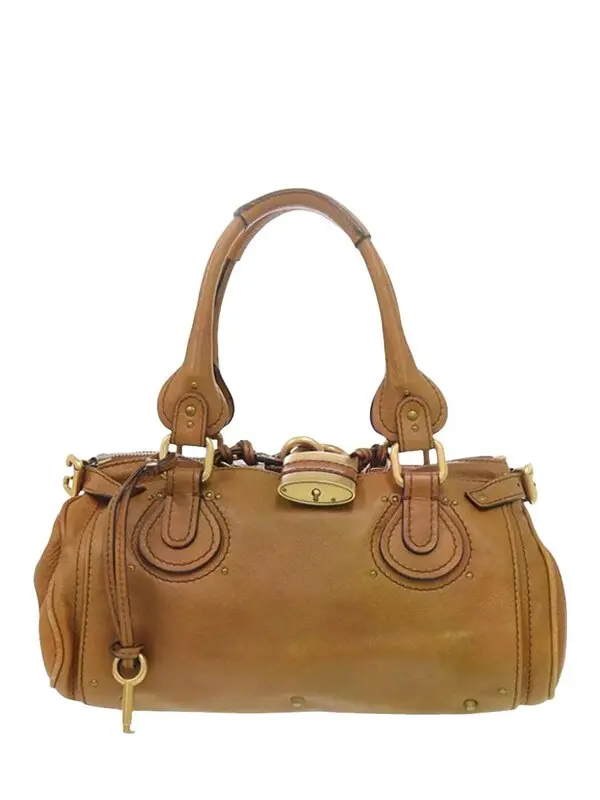 Chloé 2007 Leather Paddington Handbag - Brown