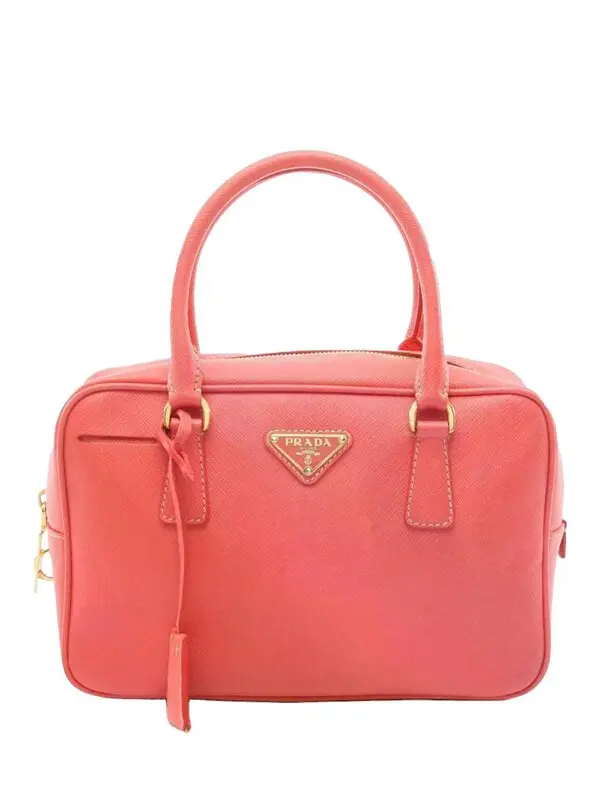 Prada Saffiano Leather Handbag - Pink