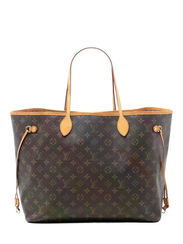 LOUIS VUITTON 2012 Monogram Neverfull Gm Tote Bag - Brown