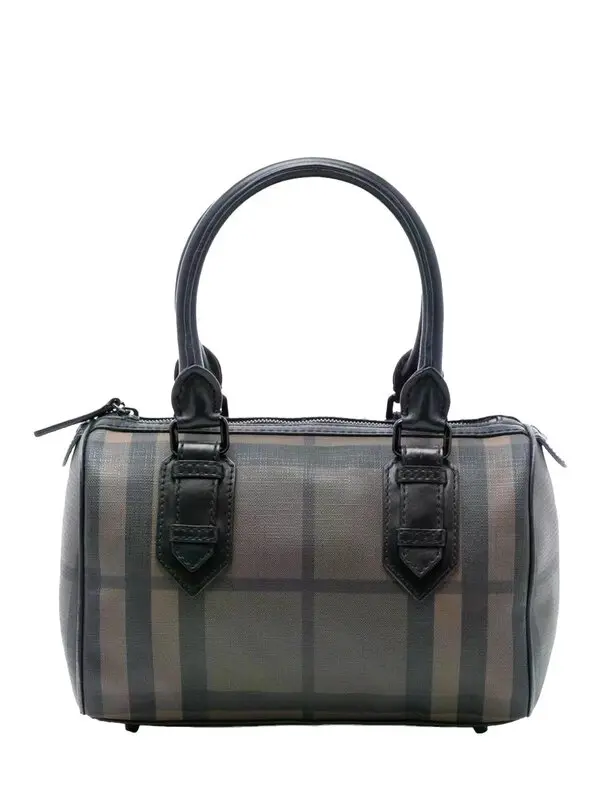 Burberry 2000-2017 Smoke Check Boston Bag - Brown