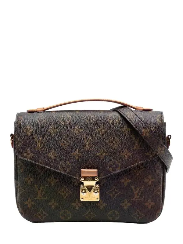 LOUIS VUITTON Pochette Metis Satchel - Brown