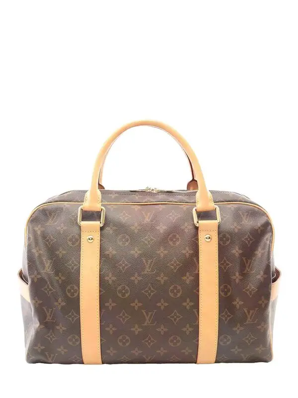 LOUIS VUITTON 2017 Monogram Carryall Travel Bag - Brown