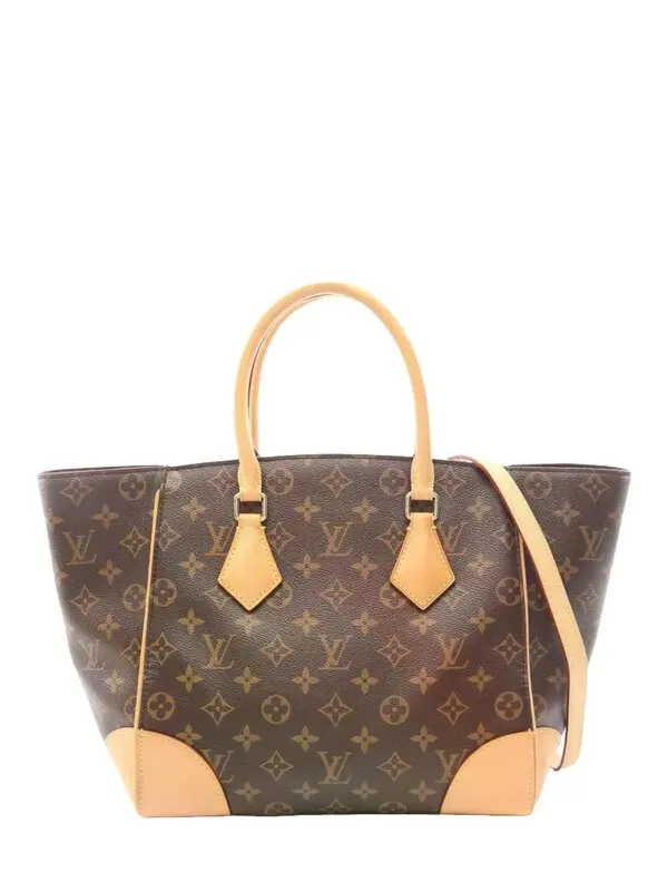 LOUIS VUITTON 2015 Monogram Phenix Mm Satchel - Brown