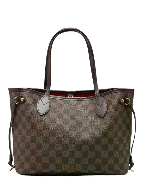 LOUIS VUITTON 2009 Damier Ebene Neverfull Pm Tote - Brown