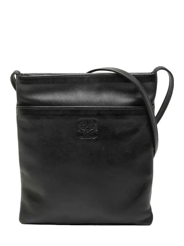 Loewe Nappa Anagram Crossbody Shoulder Bag - Black
