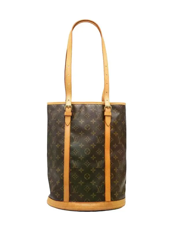 LOUIS VUITTON 2011 Monogram Gm Bucket Bag - Brown
