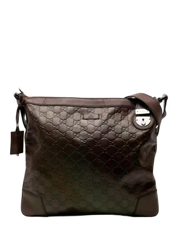 Gucci Ssima Crossbody Bag - Brown