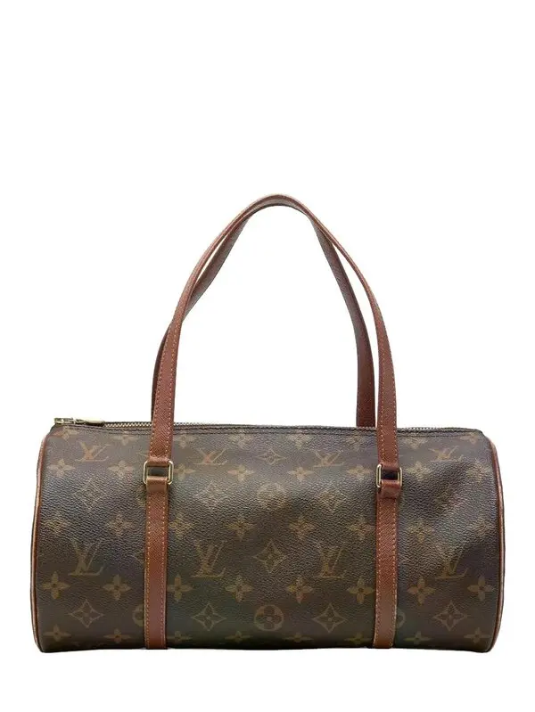 LOUIS VUITTON 2001 Monogram Papillon 30 Handbag - Brown