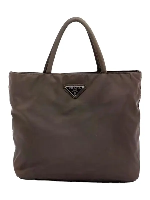 Prada 2000-2013 Tessuto Tote Bag - Brown