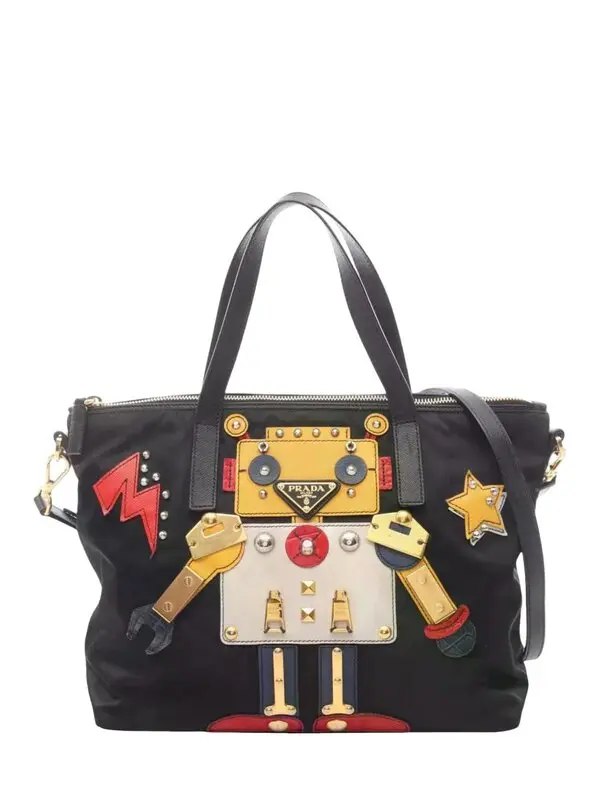 Prada 2013-2025 Tessuto Tote Bag - Black