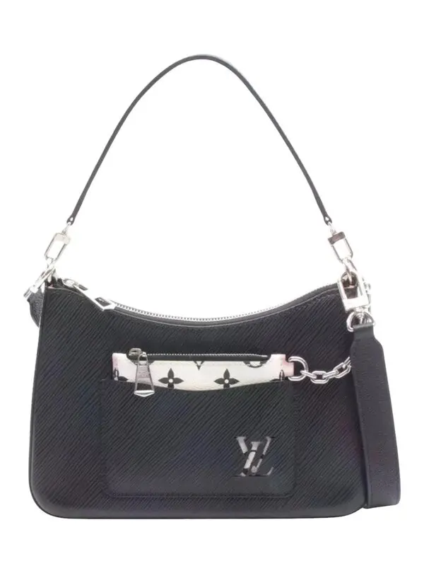 LOUIS VUITTON 2021-2025 Epi Marelle Satchel - Black