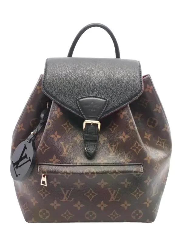 LOUIS VUITTON 2010-2025 Monogram Montsouris Pm Backpack - Brown