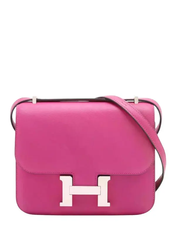 Hermès 2017 Mini Constance 18 Crossbody Bag - Pink